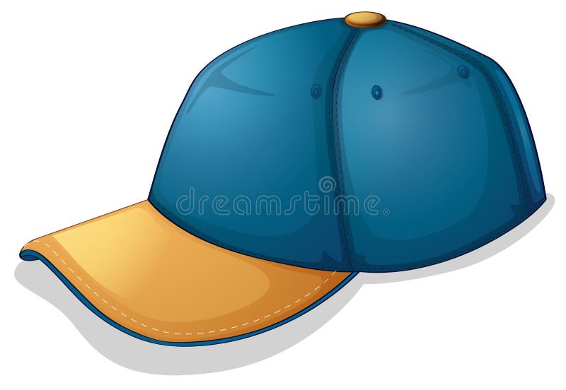 Blue Hat Cartoon stock illustration. Illustration of educational - 38760509