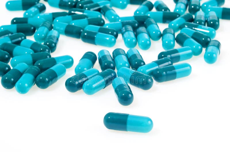 Blue Capsules stock photo. Image of care, meds, blood - 21688728