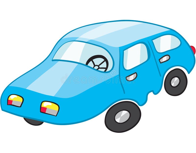 The blue car stock illustration. Illustration of vehicle - 11767187