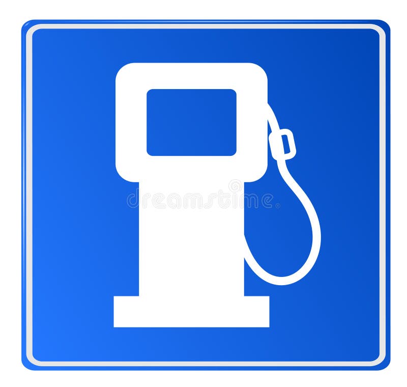 Gas Station Symbol stock illustration. Illustration of abstract - 6733400