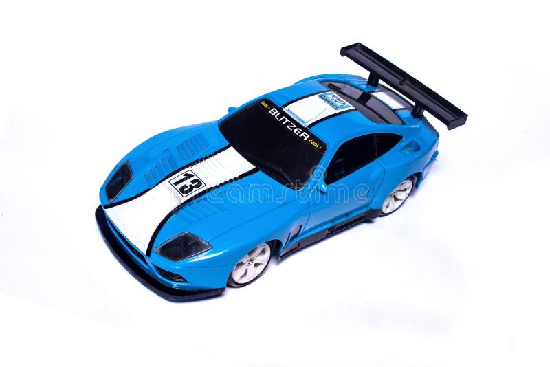 Blue car toy stock image. Image of control, baby, isolated - 41521485