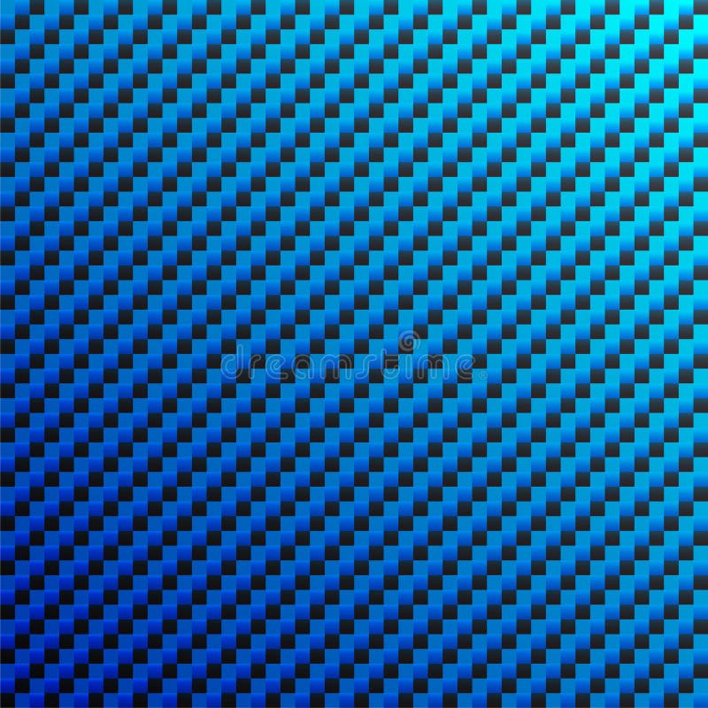 Blue Carbon Kevlar Texture Gradients Background. Stock Illustration ...