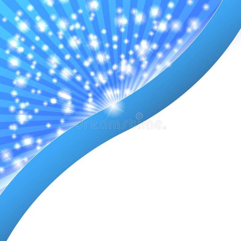 Blue card stock vector. Illustration of celebration, flash - 40271965