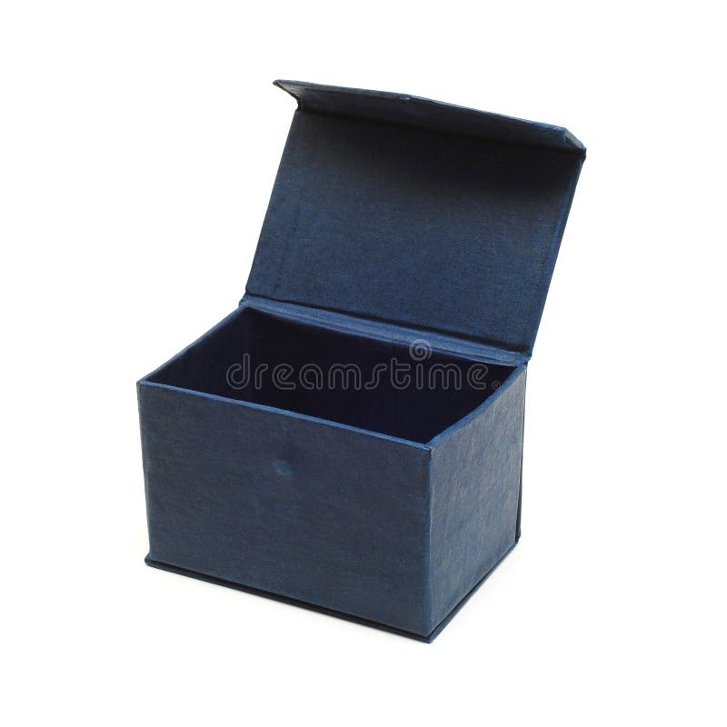 Blue Cardboard Box Royalty Free Stock Photos - Image: 10699468