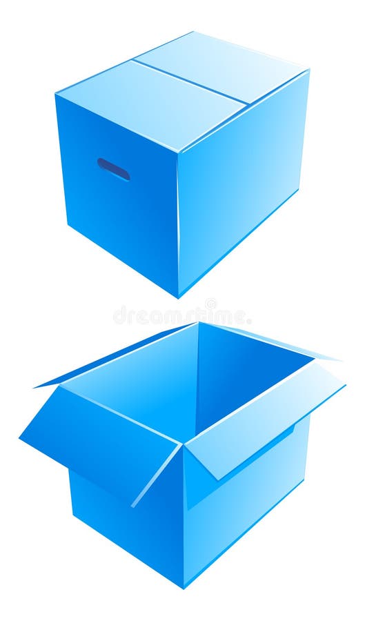 Blue Cardboard or Plastic Water Cup Stock Vector - Illustration of ...