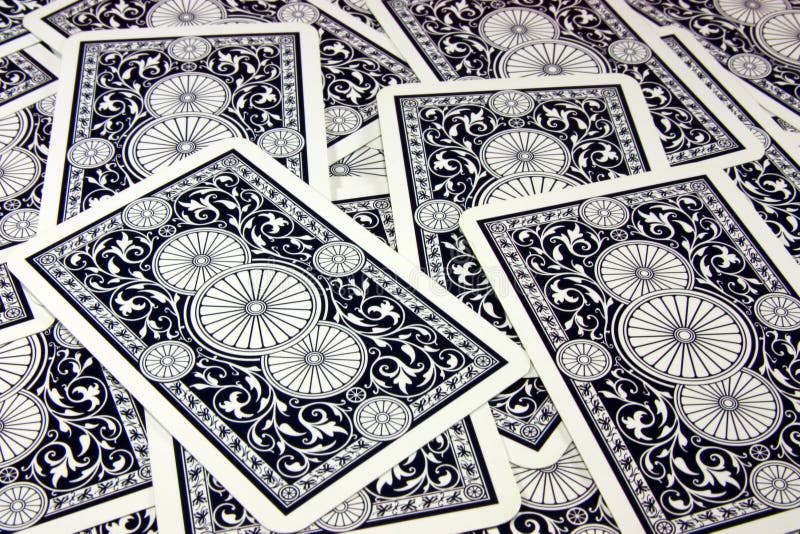 Scattered Dark Blue Playing Cards Stock Photos - Free & Royalty-Free ...