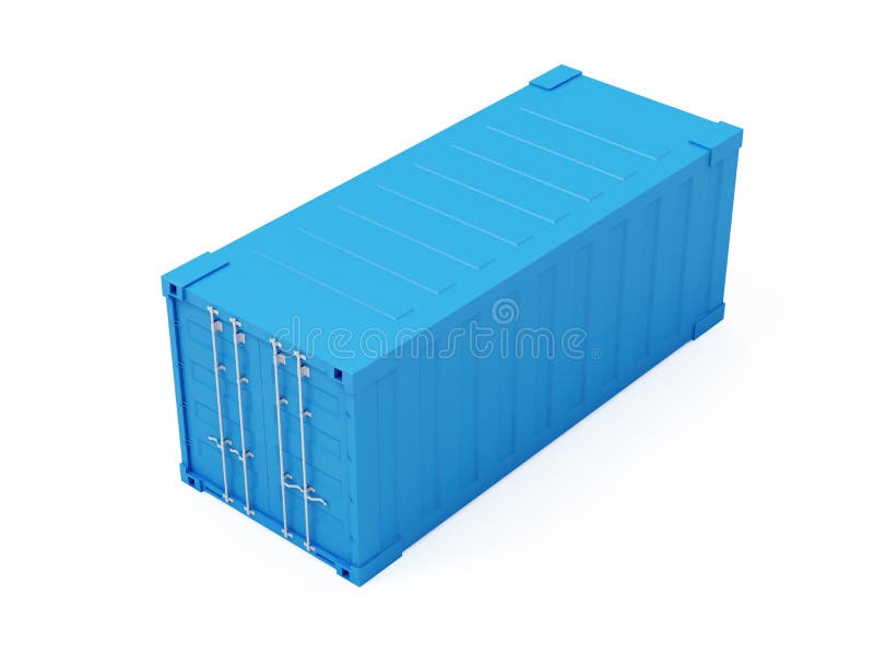 Blue Cargo Container Closed Door Stock Illustrations – 95 Blue Cargo ...