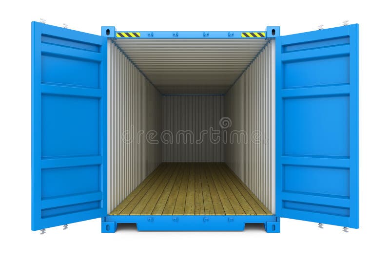 Cargo Container Doors Open Stock Illustrations – 355 Cargo Container ...