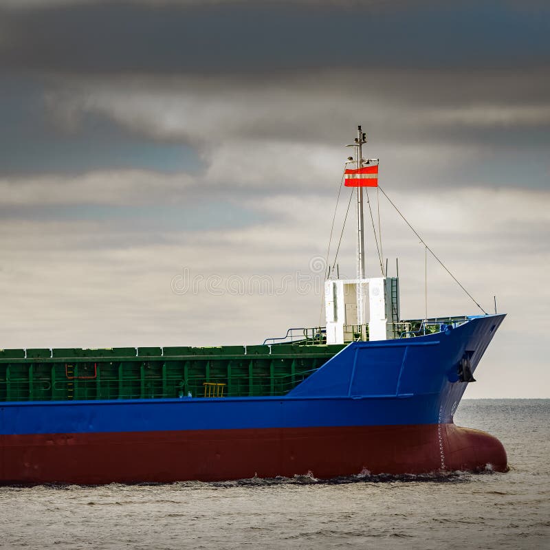 Blue Cargo Ship's Bow Stock Photos - Free & Royalty-Free Stock Photos ...