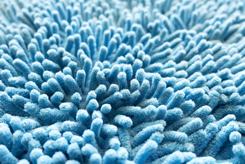 Blue Carpet Softness Texture of Doormat, Select Focus Close-up Image ...