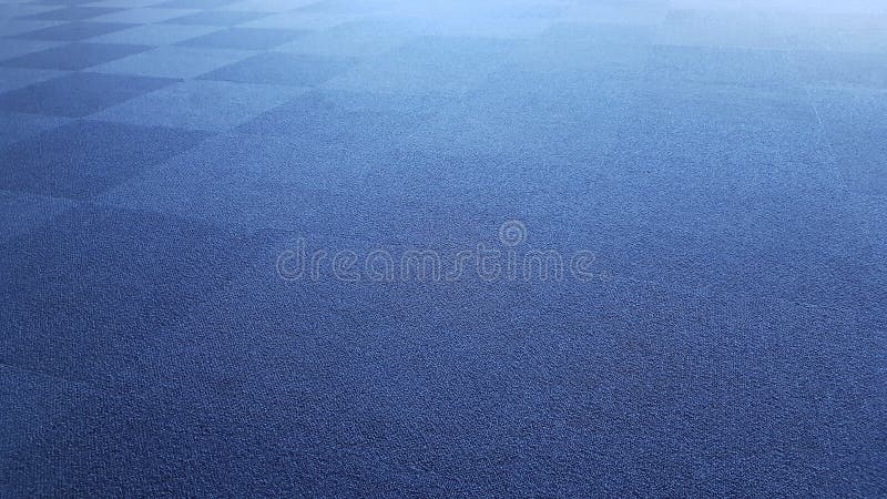Blue Carpet. Blue Square Fabric Texture Background Stock Photo - Image ...