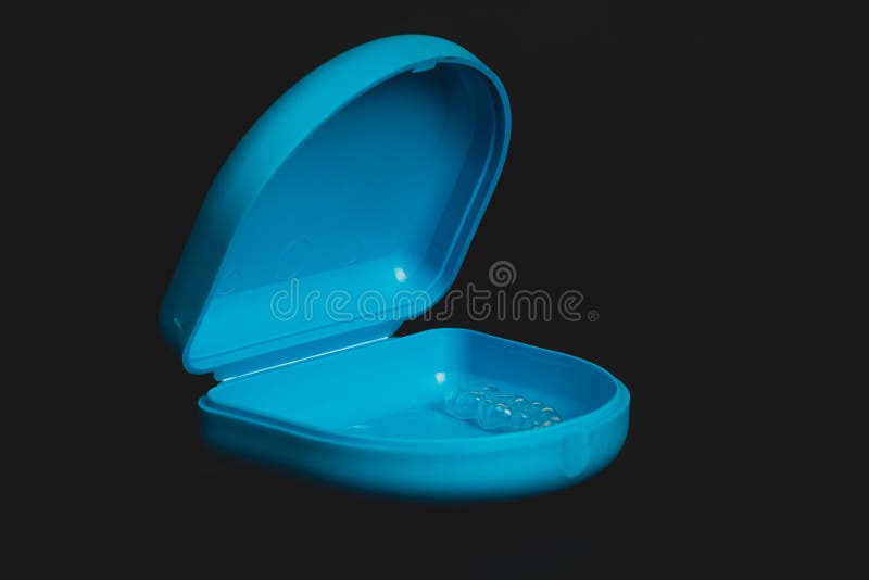 Retainer for Aligning Teeth Made of Plastic Stock Image - Image of ...
