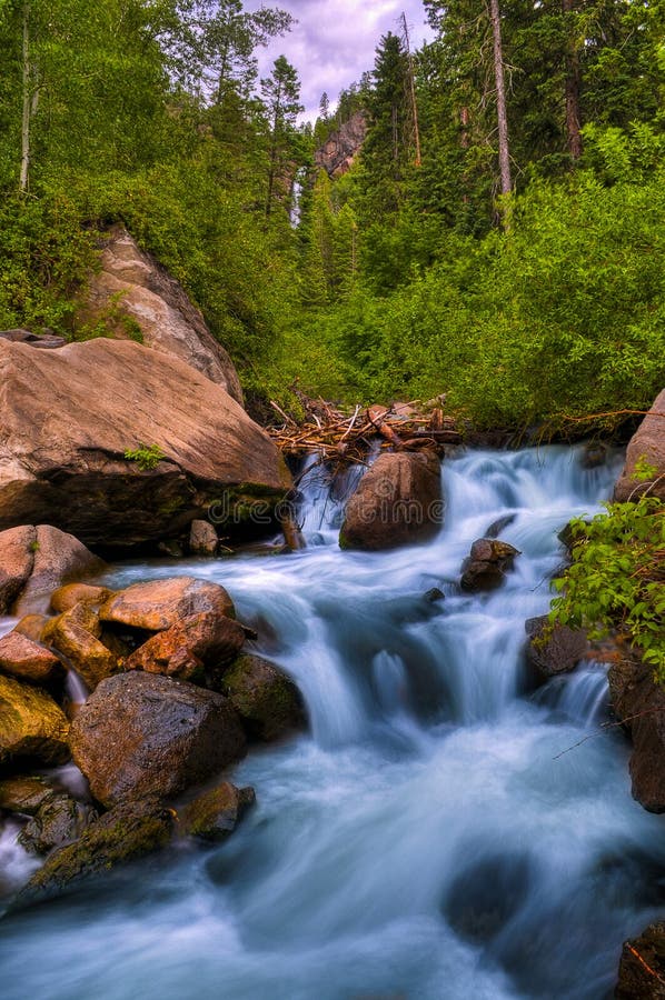 Blue Cascade stock image. Image of scenic, background - 21043387