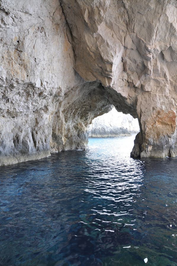 Blue Caves stock photo. Image of island, travelling, rocks - 16564748