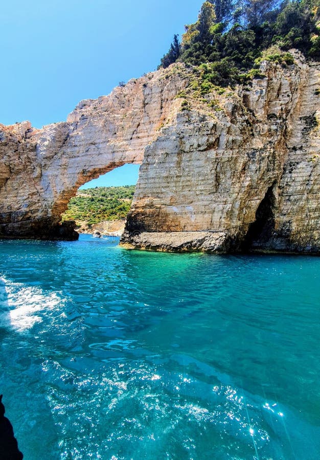 Blue Caves Zakynthos, Greece Stock Image - Image of turquesa, greece ...
