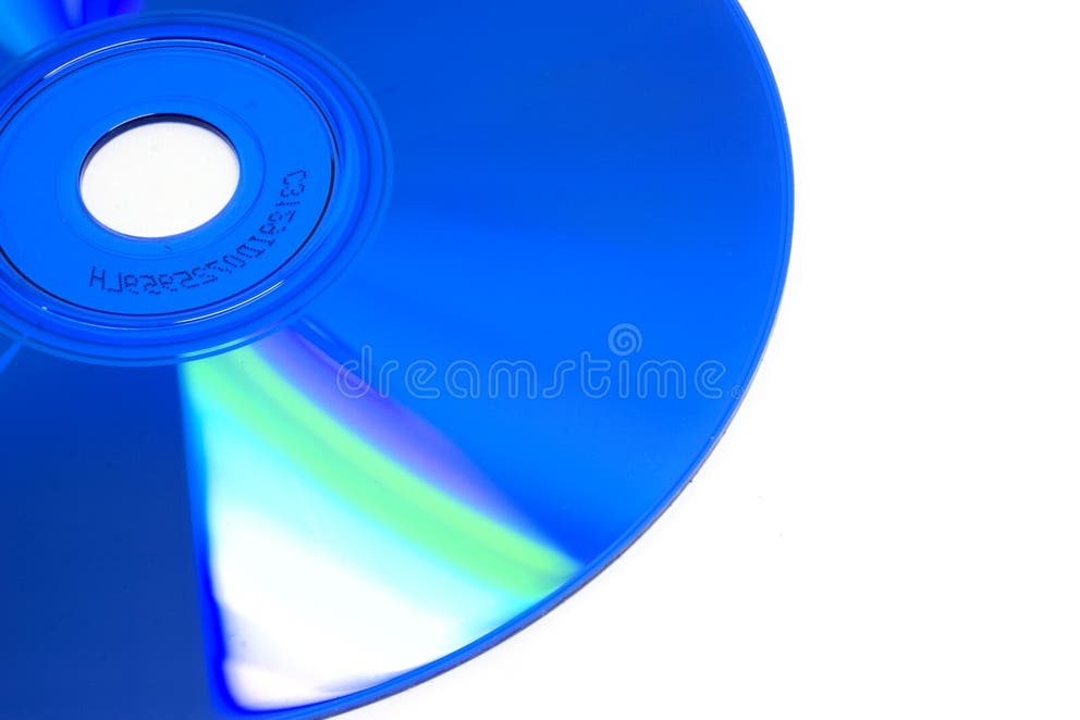 Blue CD stock image. Image of music, movie, recording, record - 32763