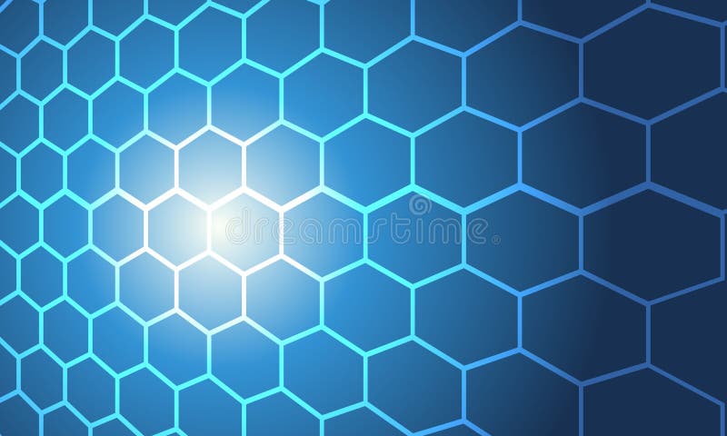 Blue Cell Polygon Abstract Background Stock Vector - Illustration of ...
