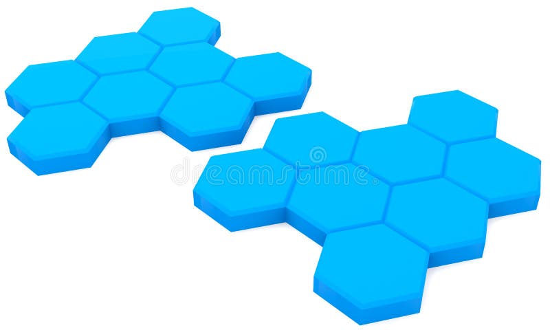 Blue cells stock illustration. Illustration of honeyed - 13129398