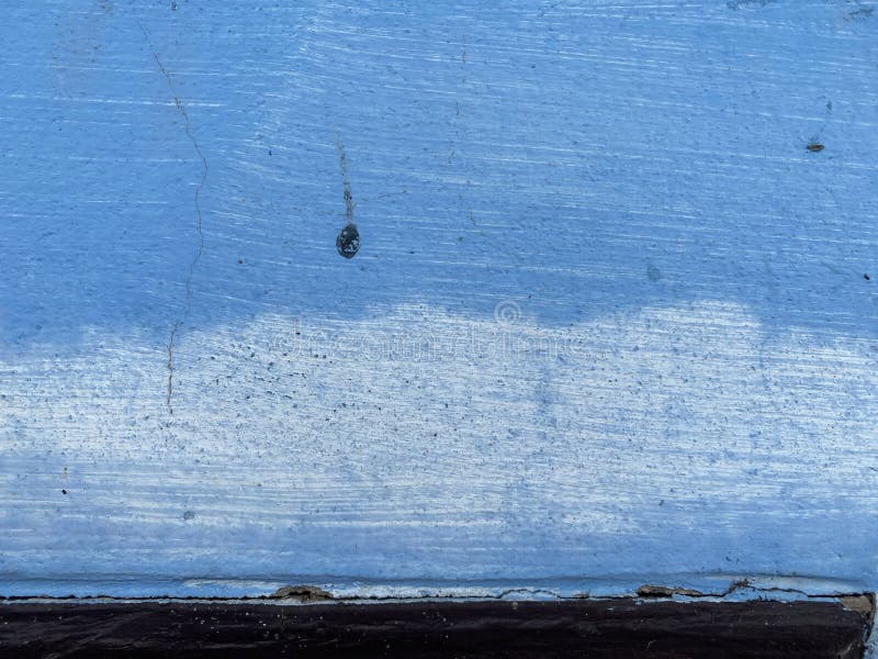 Blue Cement Board with Peeling Paint Texture Stock Photo - Image of ...