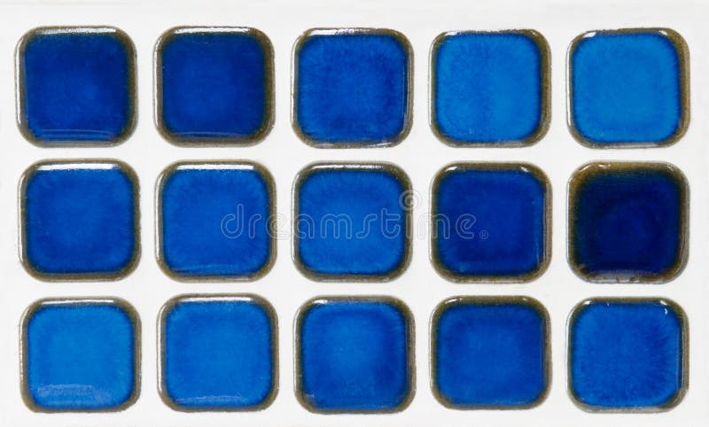 Ceramic Blue Tile Wall Background Stock Image - Image of bath ...