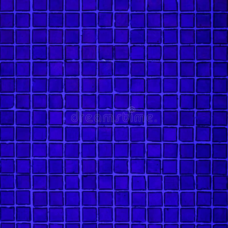 Blue Ceramic Mosaic Tiles Texture Background Stock Image - Image of ...