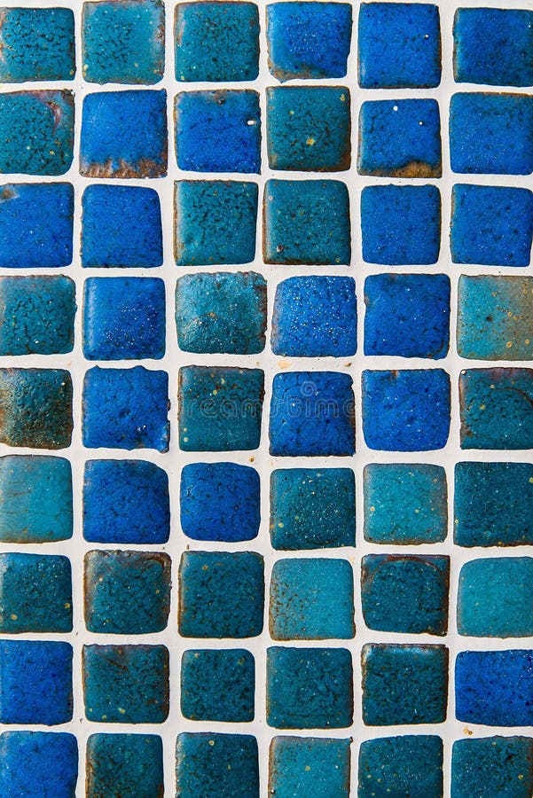 Blue Ceramic Tile Background Pattern / Texture Stock Image - Image of ...