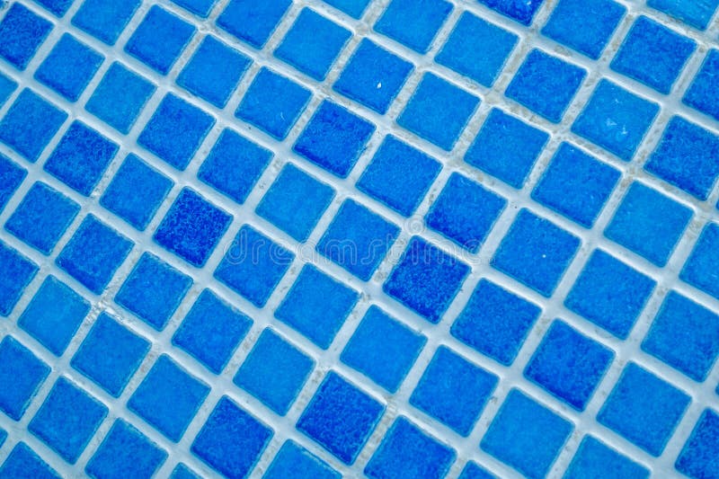 Blue Ceramic Tile with Squares in Rectangular Form Stock Image - Image ...