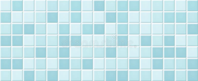 Blue Ceramic Tiles Texture Abstract Background Vector Illustration ...