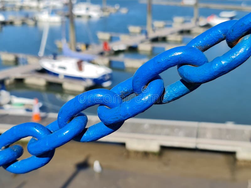 Blue Chain background stock image. Image of blue, textured - 31729055