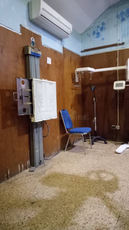Blue Chair in the Rontgen Room Stock Image - Image of hospital, rontgen ...