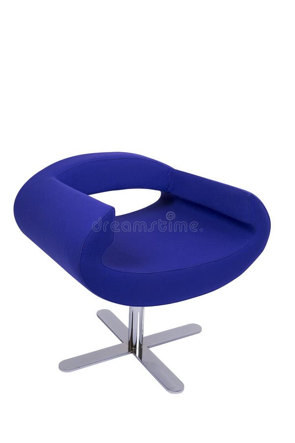 Blue Antique Chair Retro Style Louis Stock Image - Image of decor ...