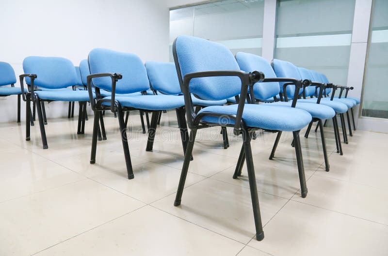 Blue chairs stock photo. Image of room, board, inside - 41277384