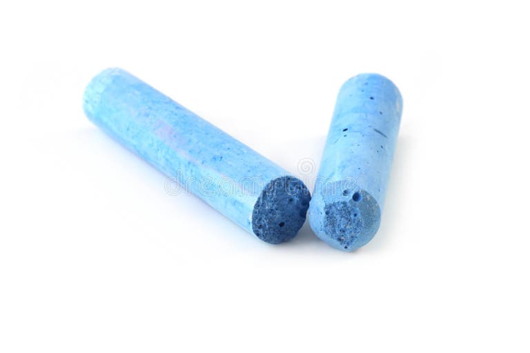Blue Chalk stock photo. Image of photograph, macro, snapped - 6641584