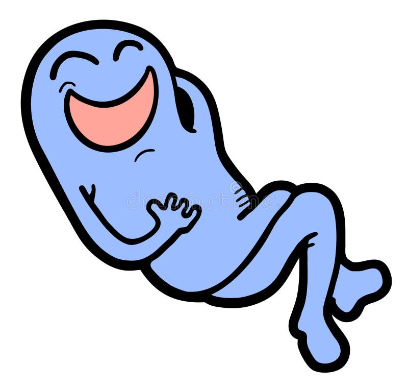 Blue character stock vector. Illustration of cute, winner - 55997889