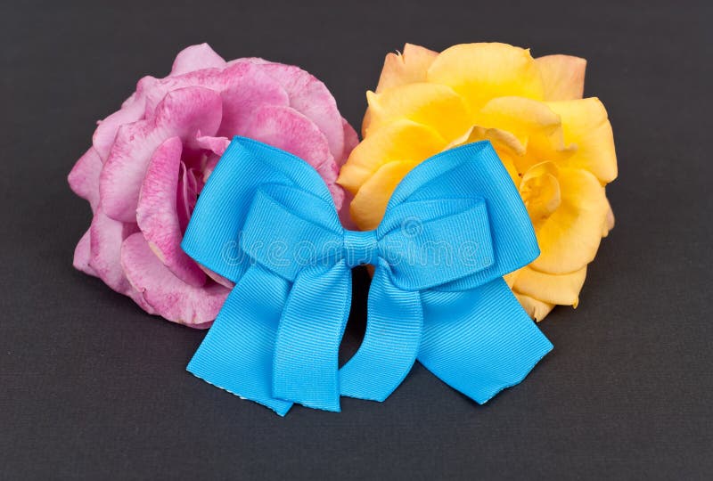 Blue Charity Ribbon stock image. Image of fundraiser - 15991519