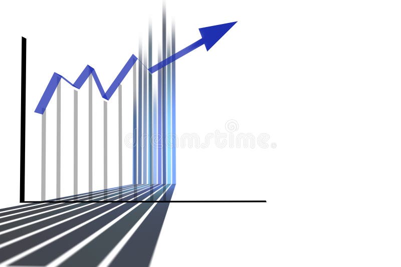 Blue Chart stock illustration. Illustration of height - 18112378