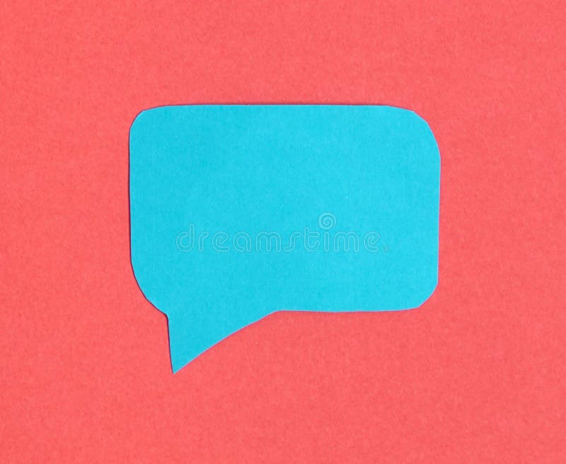 Blue Chat Speech Icon : a Symbol and Concept for Talking and Message ...