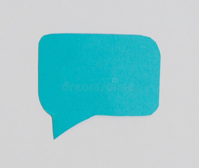 Blue Chat Speech Icon : a Symbol and Concept for Talking and Message ...