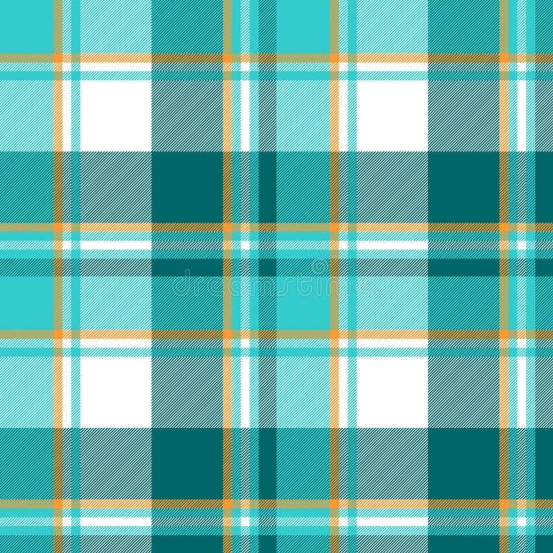 Blue Check Fabric Textile Seamless Pattern Stock Vector - Illustration ...