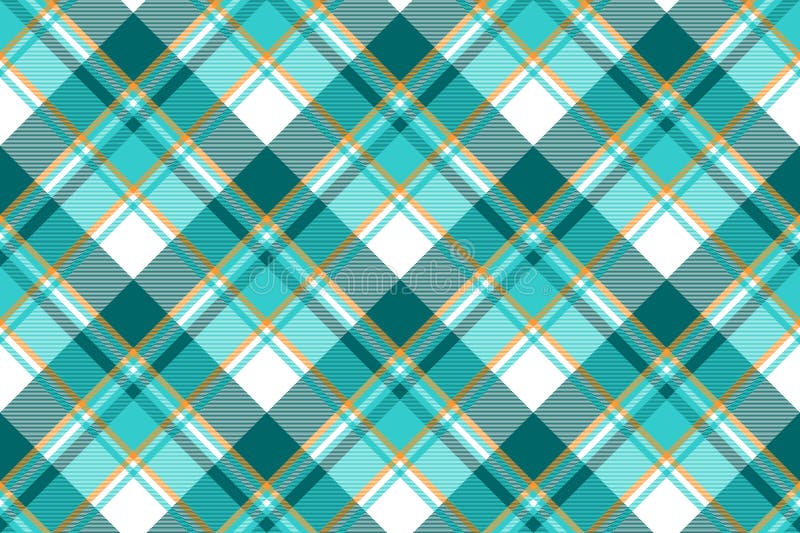 Blue Check Fabric Textile Seamless Pattern Stock Vector - Illustration ...
