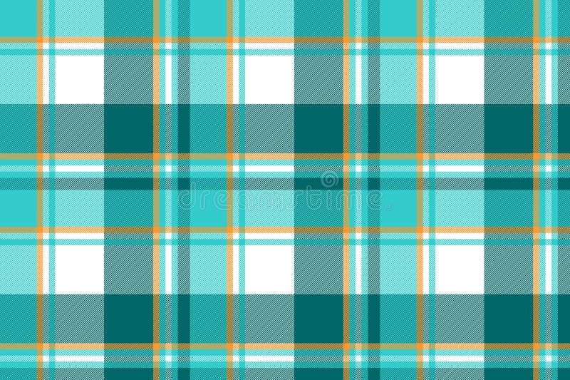 Blue Check Fabric Textile Seamless Pattern Stock Vector - Illustration ...