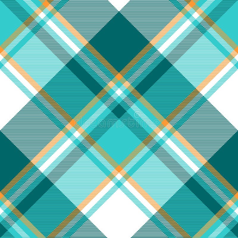 Blue Check Fabric Textile Seamless Pattern Stock Vector - Illustration ...
