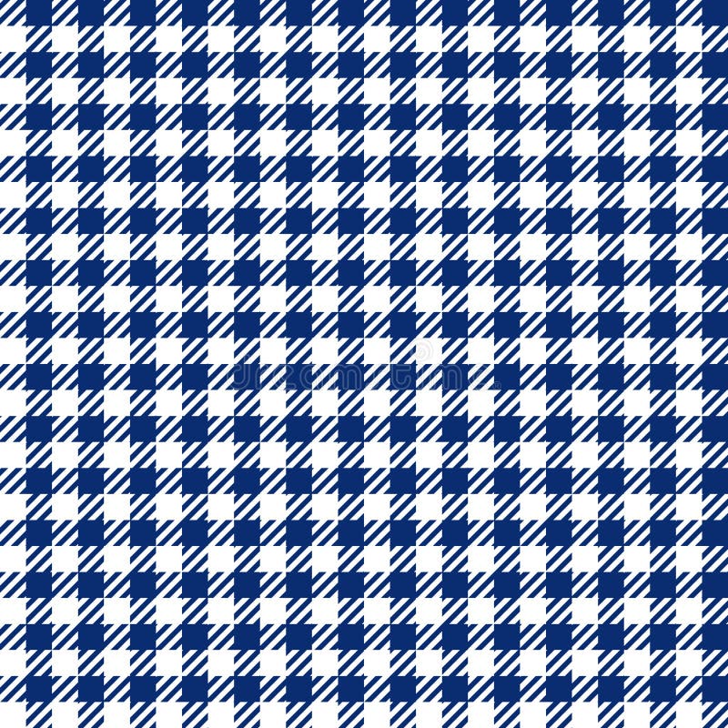 Blue Check Plaid Seamless Fabric Texture Stock Vector - Illustration of ...