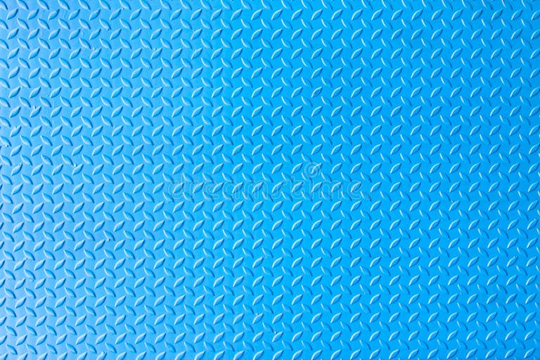 Blue Checker Plate Background and Texture Stock Image - Image of ...