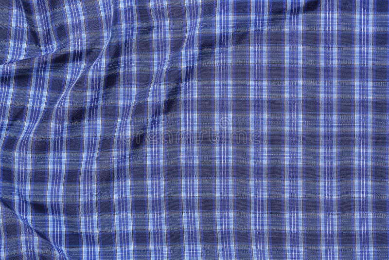 Blue checkered fabric stock photo. Image of picnic, cotton - 31936678