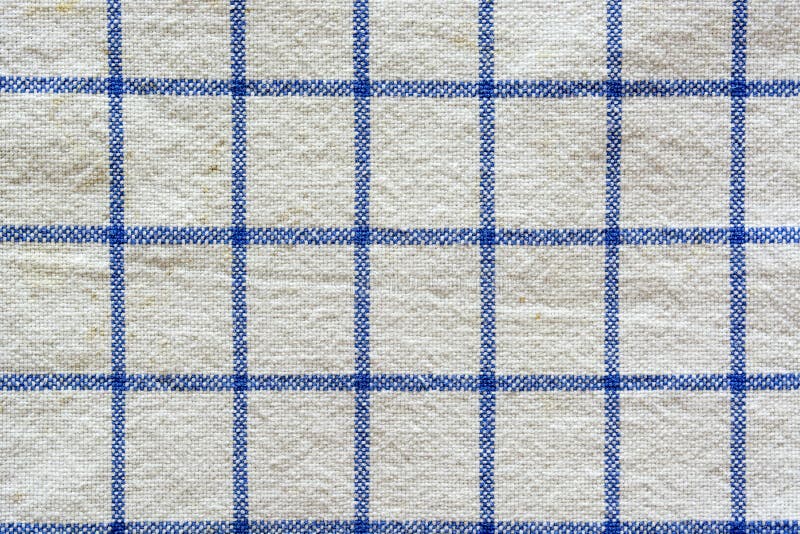 Blue checkered fabric stock photo. Image of fabric, bedclothes - 49337158