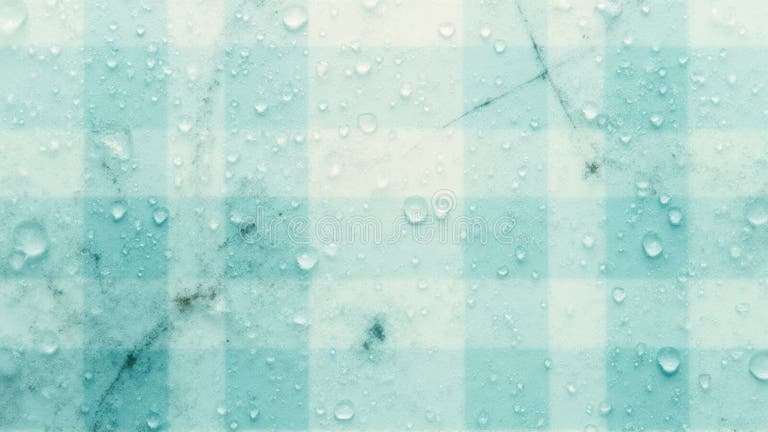 Blue Checkered Pattern with Water Droplets and Subtle Textures Stock ...