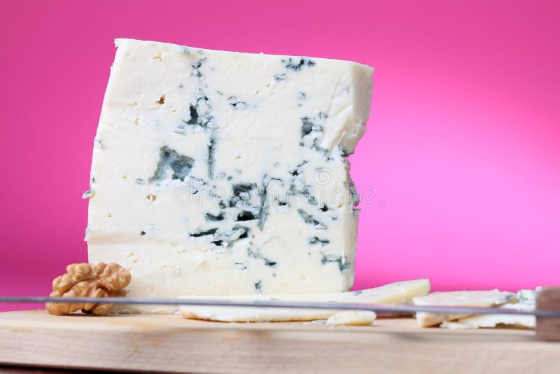 Blue cheese stock image. Image of blue, french, pink - 14773083