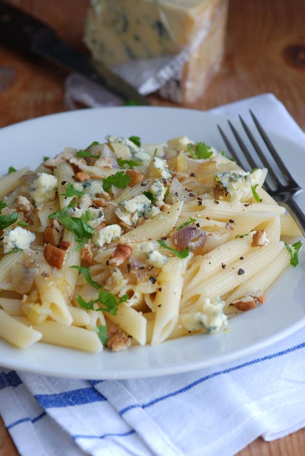 Blue cheese pasta stock photo. Image of healthy, culinary - 16611346