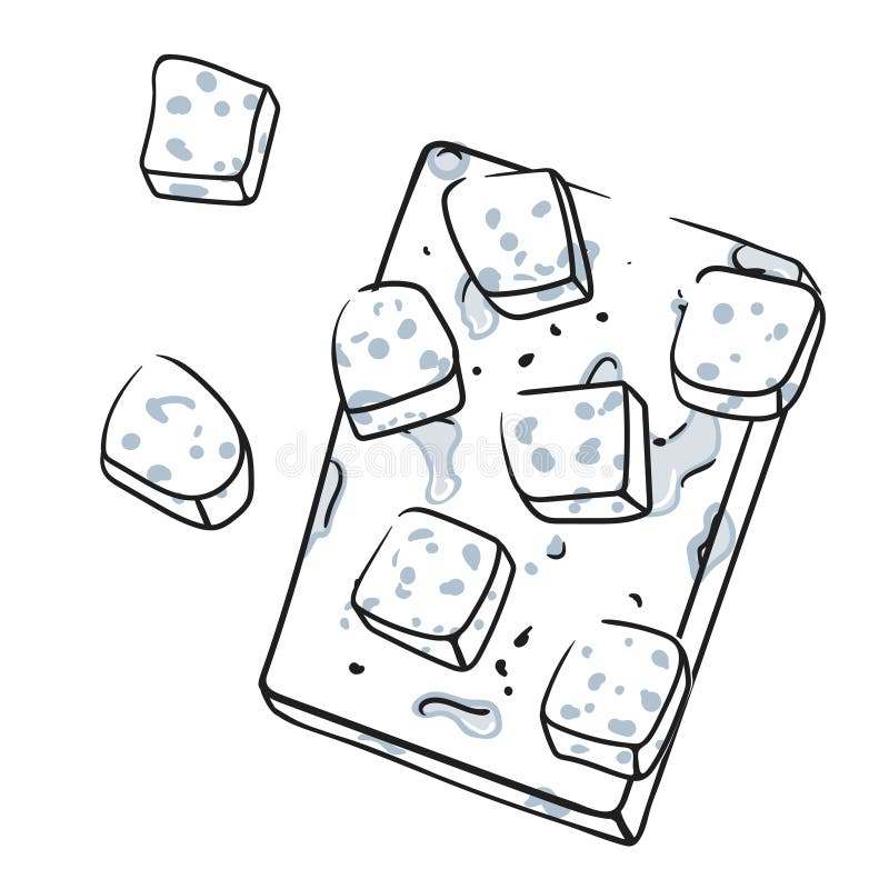 Blue cheese stock vector. Illustration of seasoning, product - 79866830